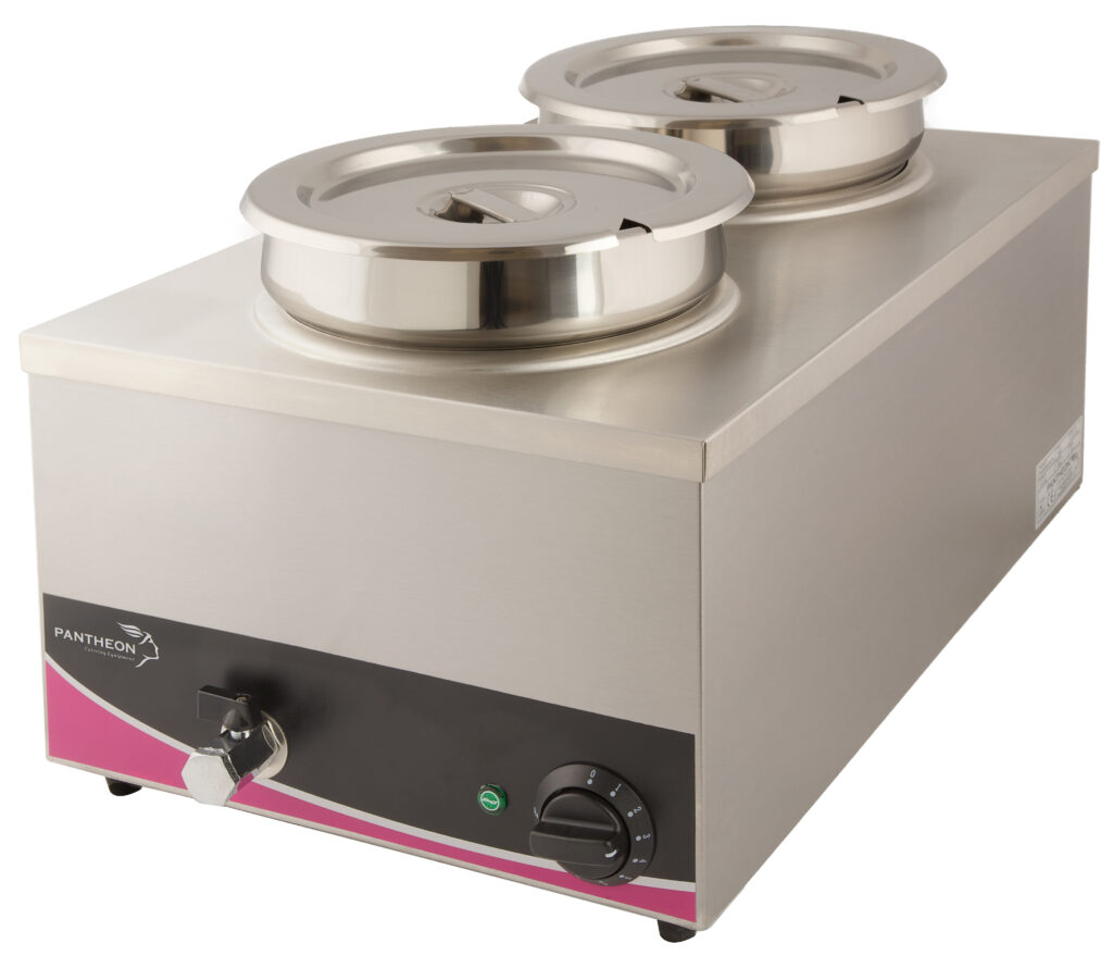 BMR2 Bains Marie with Round Pots - Pantheon Catering Equipment