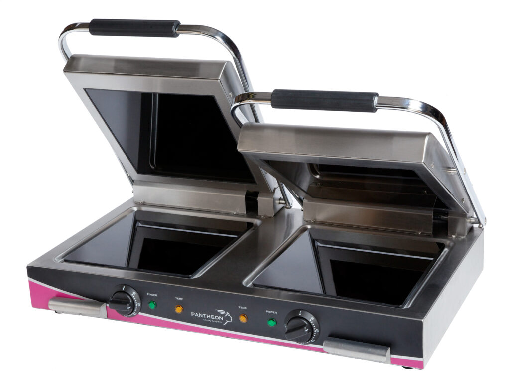 CCG2S - Double Smooth Ceramic Contact Grill - Pantheon Catering Equipment